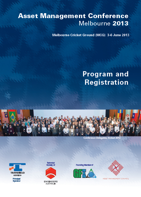 Preliminary Conference Program Available. - Asset Management Council