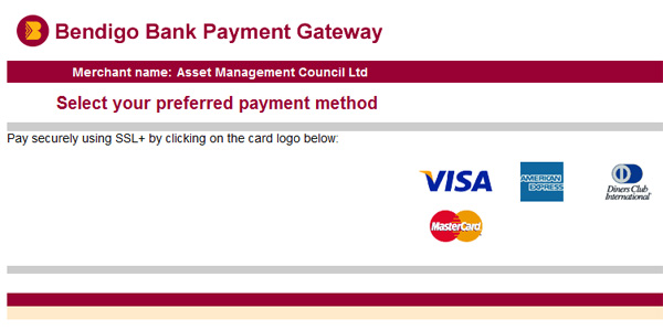 How to pay your order online - Asset Management Council