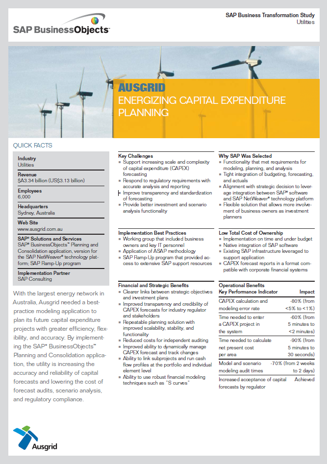 [Case Study] Energizing Capital Expenditure Planning - Asset Management ...