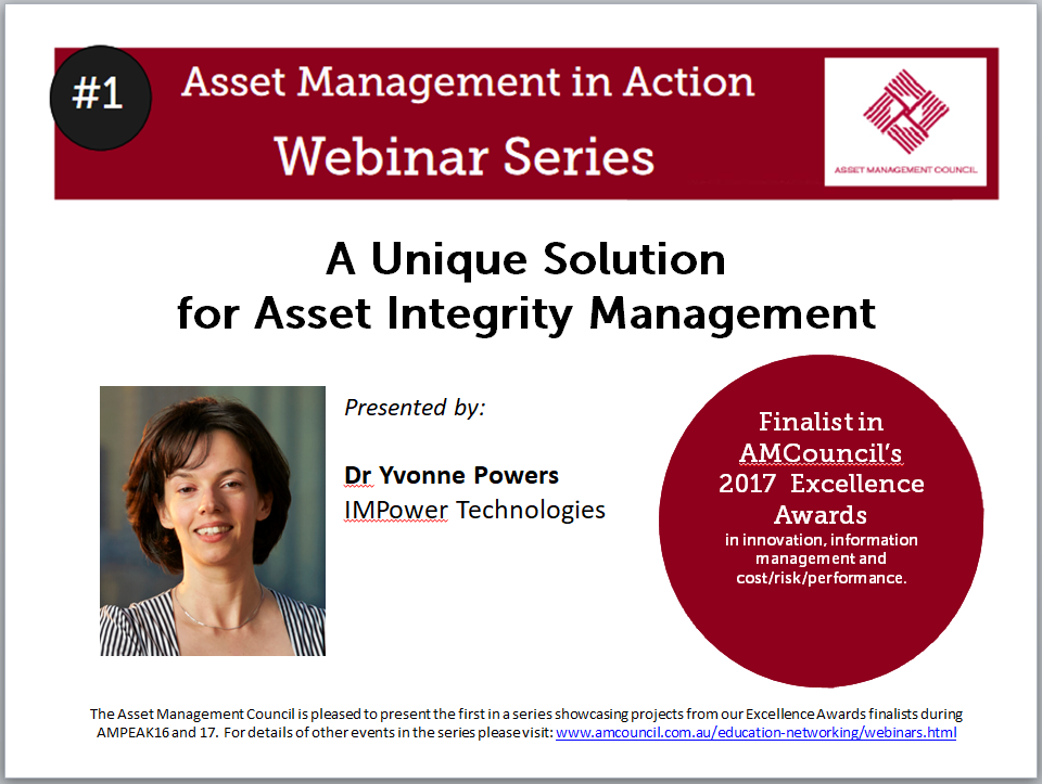 A Unique Solution for Asset Management - Asset Management Council
