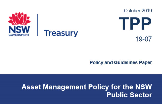 Asset Management Policy Adopted for the NSW Public Sector - Asset ...