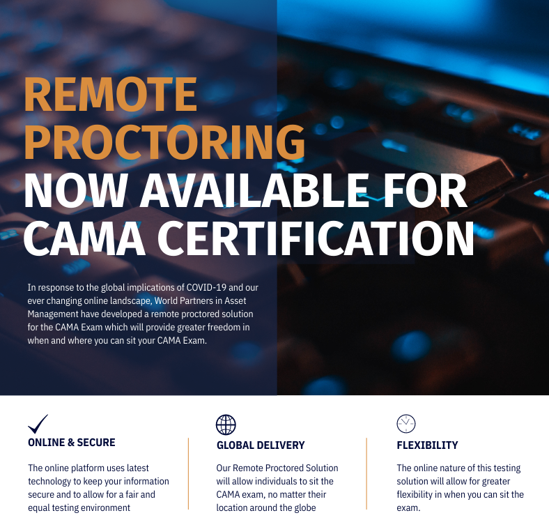 Flexibility Offered in sitting CAMA Exam - Asset Management Council